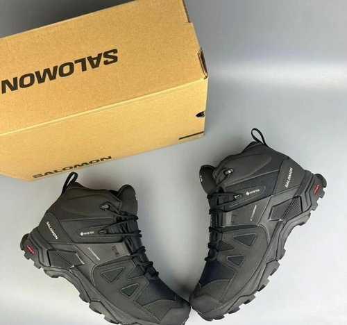 Salomon X Ultra 4 Mid Gtx Black Magnet Pearl Blue