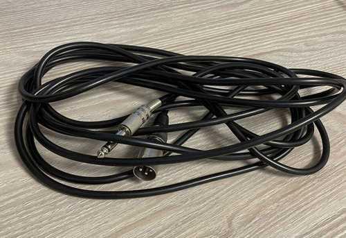 XLR-Jack кабель dexp 5м