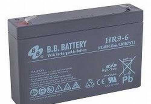 B.B. Battery Аккумулятор HR 9-6 (6V 9(8) Ah) Новый