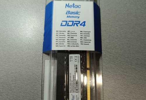Оперативная память So-dimm Netac 8gb 3200 Mhz