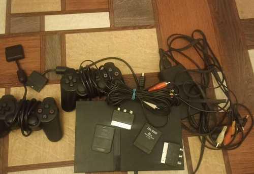 Sony PlayStation 2 scph-77008 чипованая