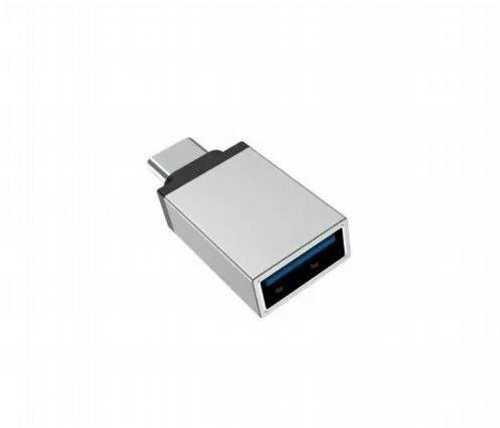 Адаптер deppa OTG USB-A - USB-C, графит (RU)