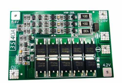 Плата защиты BMS 3S / 4S / 5S с балансировкой