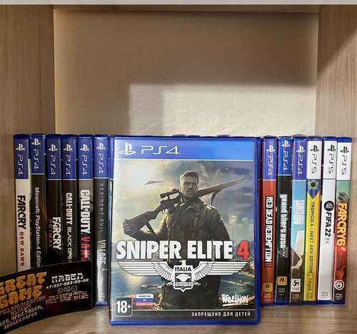 Игры PS4: Sniper Elite 4