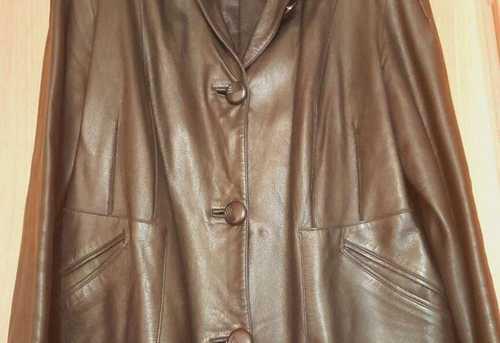 Куртка кожаная женская 50 размер Турция