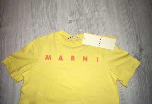 Оригинал новая футболка Marni 6 лет