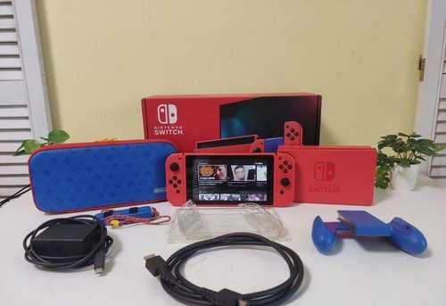 Nintendo switch limited edition red and blue