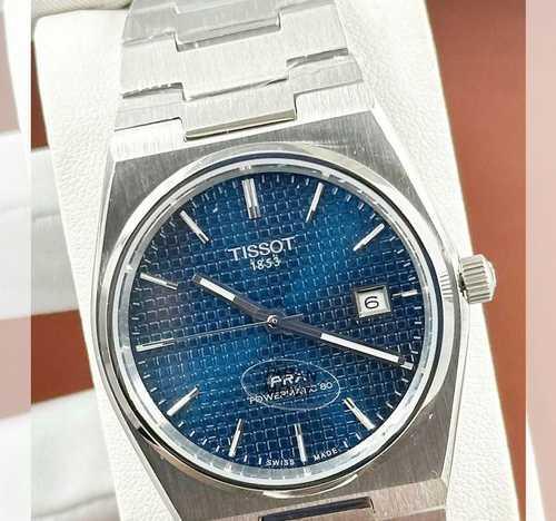 Часы Tissot Prx Blue dial Automatic