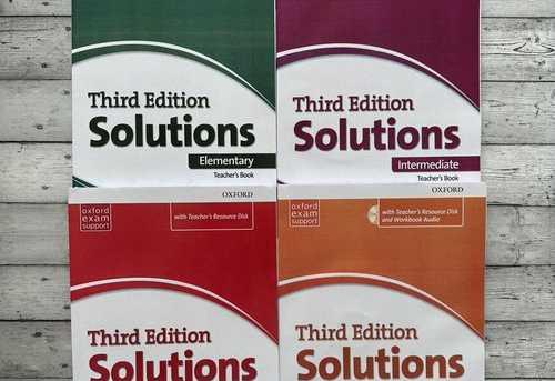 Solutions teacher's book +CD новые
