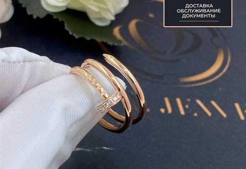 Кольцо Cartier Juste un Clou, золото 0,08ct