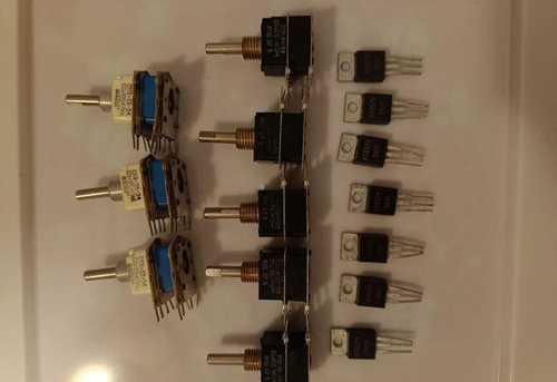 Переменные резисторы и транзисторы