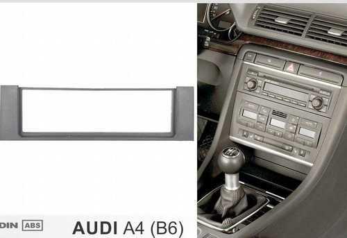 Переходная рамка Audi A4 (B6) 01+ 1din узкая 4-01