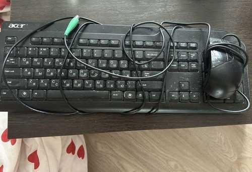 Клавиатура и мышь acer