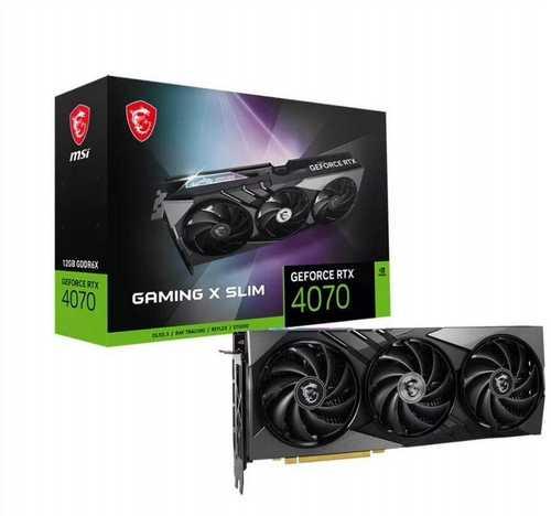 Видеокарта MSI RTX4070 gaming X slim 12GB hdmi