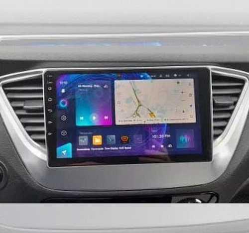 Магнитола Hyundai Solaris 2 Навигация Android IPS