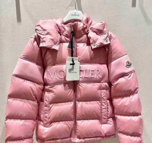 Пуховик Moncler женский с QR и NFC (Арт.63701)