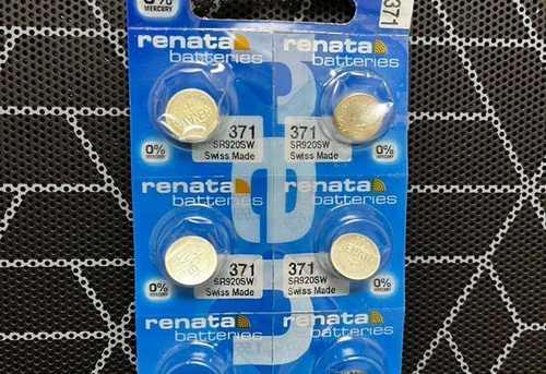 Батарейки для часов Renata SR920SW 371 Zn/A