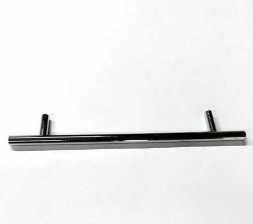 Мебельная ручка-рейлинг 160 мм, D10мм, хром глянец