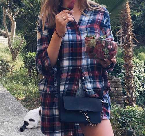 Платье рубашка zara