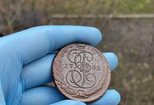 Медная монета Екатерины II