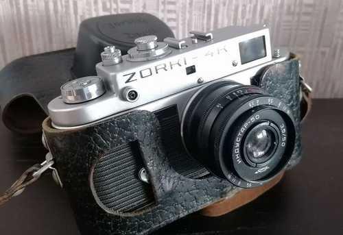 Фотоаппарат zorki-4k и зенит-е