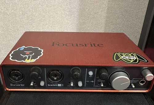 Звуковая карта focusrite scarlett 2i4