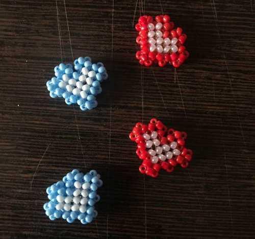 Объёмное сердце из бисера