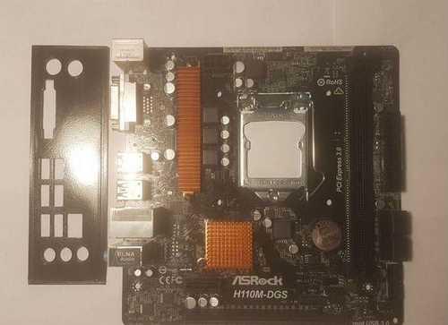 Мат. плата 1151 ASRock H110M DGS r 3.0