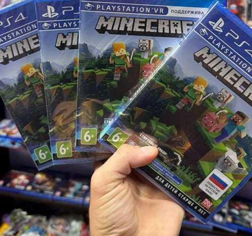 Minecraft майнкрафт пс4 новый диск ps4