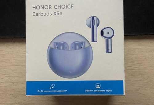 Наушники Honor earbuds x5e синий