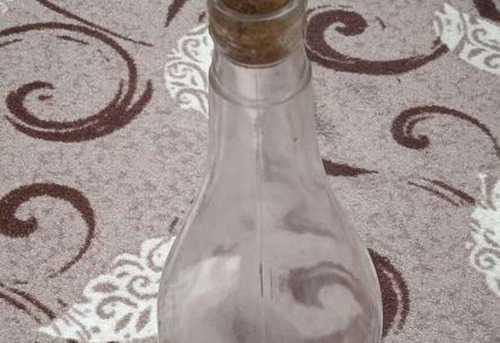 Бутылочка стекло 3 литра + пробка