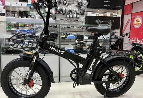 Электровелосипед Minako f10 черный с гидравликой