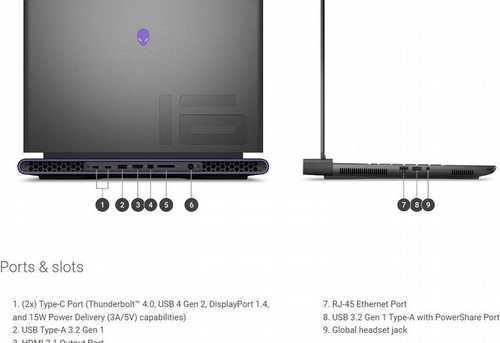 15.6" DELL Alienware A15-8975, 1128 ГБ, Core i7-7700HQ, RAM 8 ГБ, GeForce GTX 1060 6 ГБ