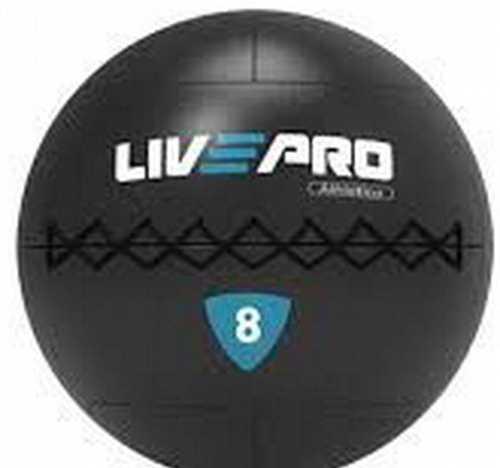 Мяч медицинский Live Pro Wall ball, 8 кг