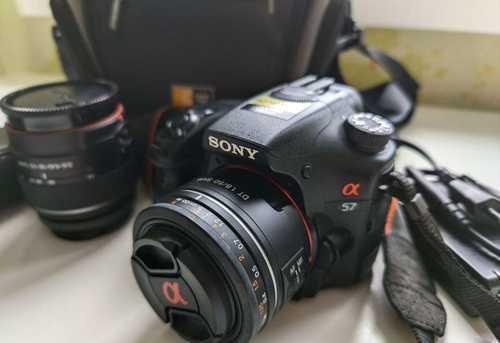 Фотоаппарат Sony SLT A-57 Kit +DT 50mm f/1.8 SAM