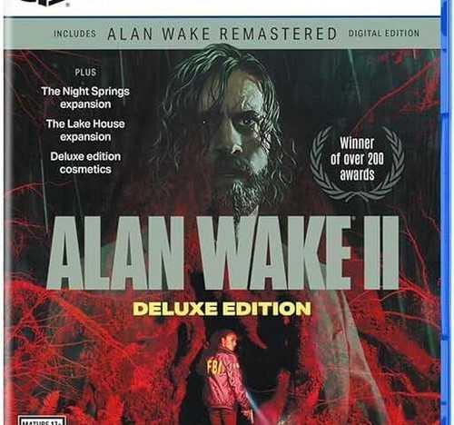 Alan Wake 2 deluxe edition ps5 диск