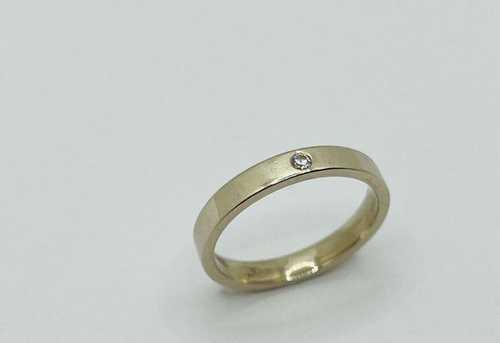 Кольцо золотое с бриллиантами 16,5 р Бекетова 57
