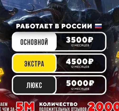 Подписка ps plus 12 месяцев