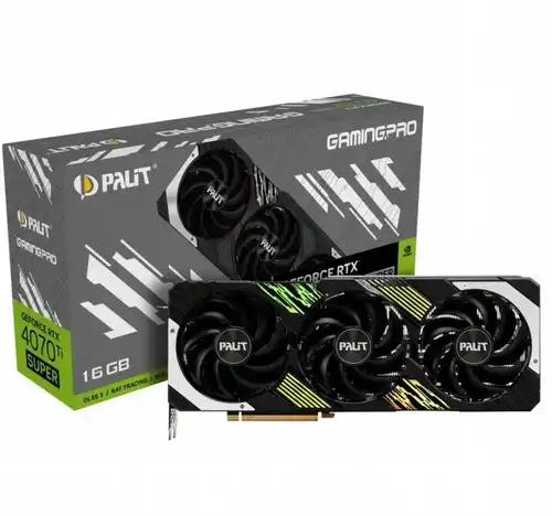 Видеокарта Palit RTX 4070 Ti super GamingPro 16Gb