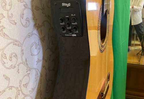 Гитара электроакустика stagg C546TCE-N