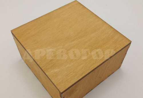 Коробка деревянная с накладной крышкой