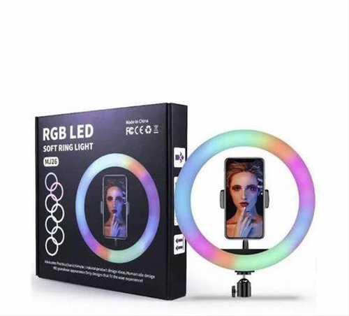 Кольцевая лампа rgb led soft ring light mj26