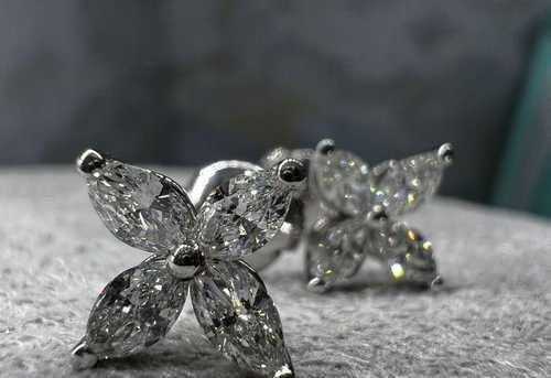 Золотые серьги Tiffany & Co. с бриллиантами