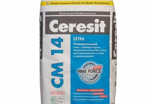Клей для плитки и керамогранита Церезит CM 14 Extr