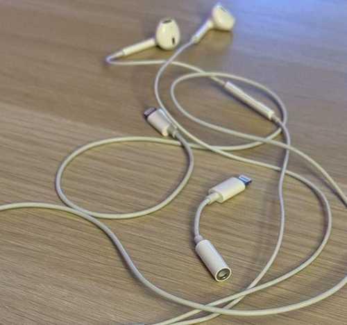 Наушники apple earpods lightning новые