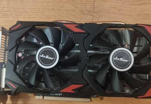 RX 580 8gb Видеокарта Jieshuo RX 580 8gb