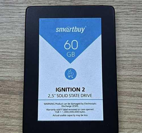 Ssd SATA 2.5 smartbuy 60gb