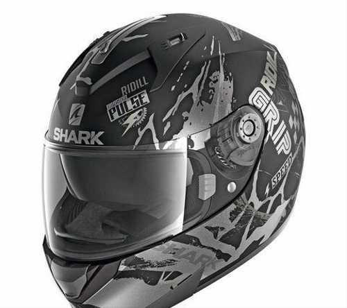 Мотошлем интеграл shark ridill drift-R Черн./Мат