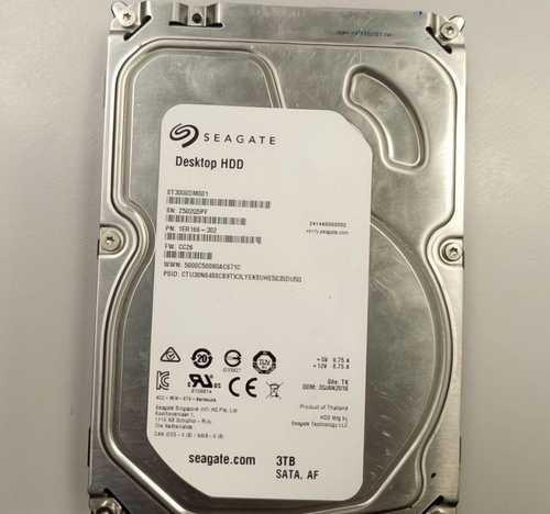 Жёсткий диск HDD seagate 3 tb