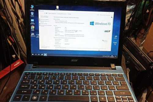 Acer Aspire One 756, 11.6", 4 GB, 120SSD